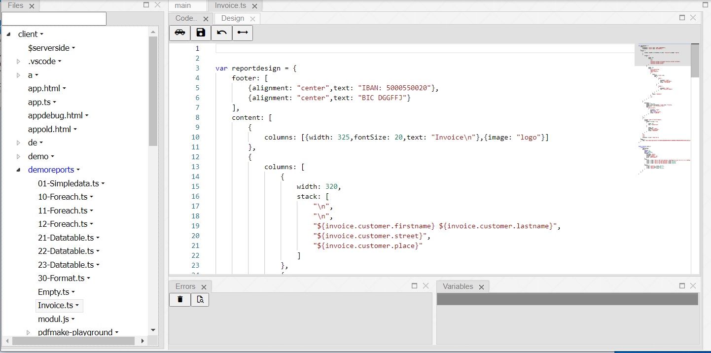 GitHub - uwei/jassijs-reporteditor: reporteditor for pdfmake